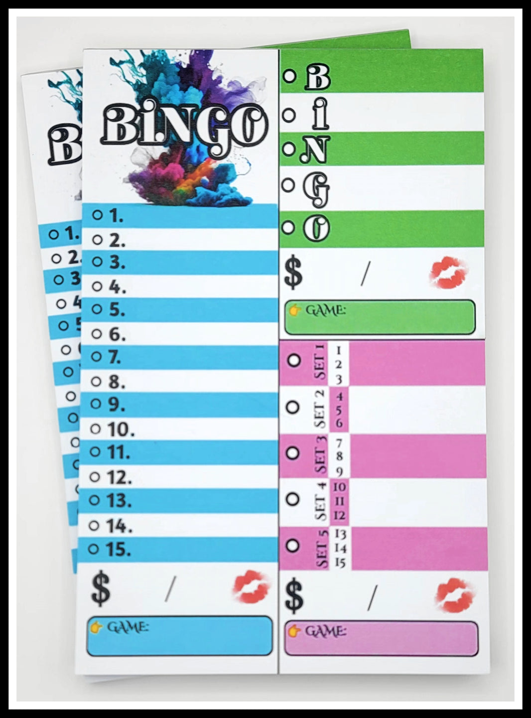 📃 Bingo NOTEPADS! – Fatstacks Pull Tabs